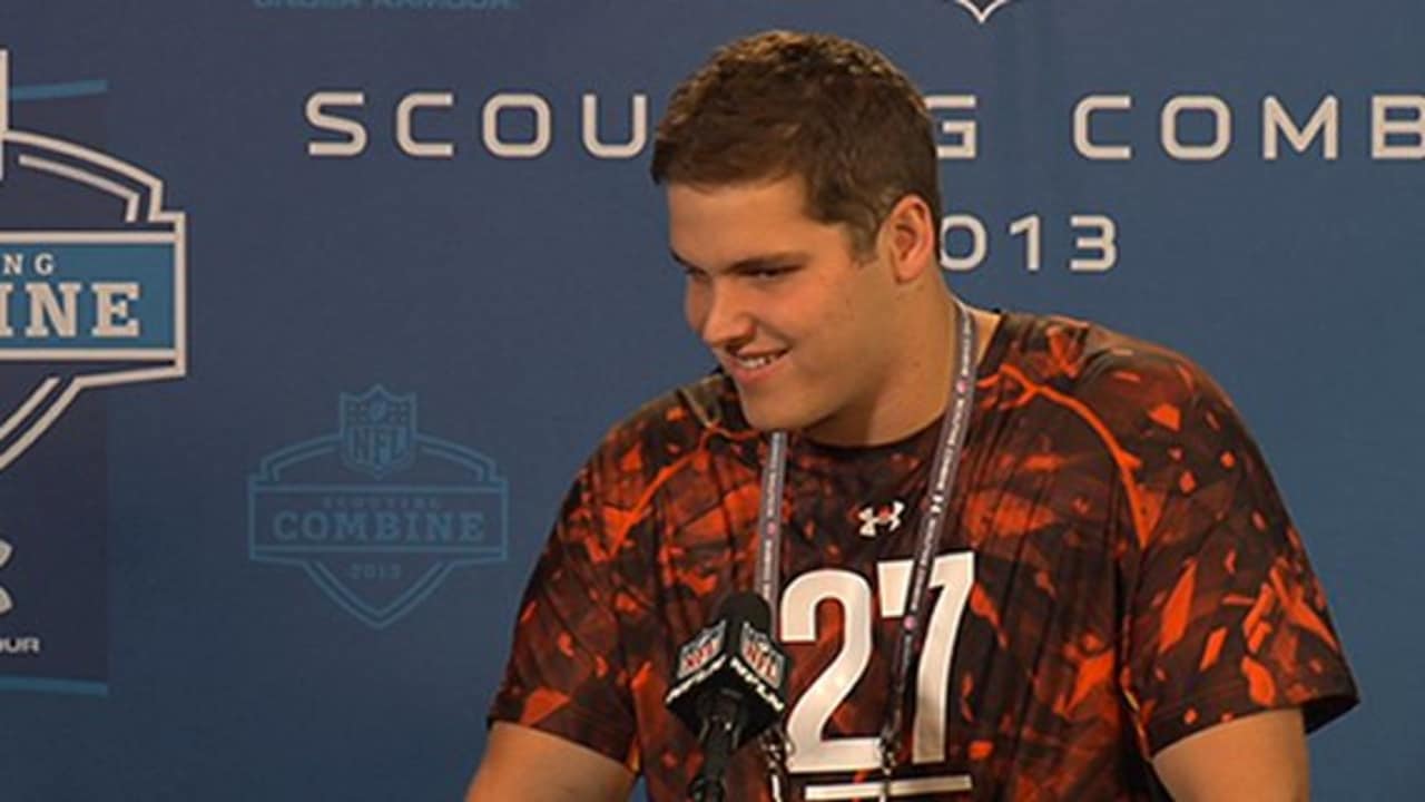 Luke Joeckel Press Conference at the Combine
