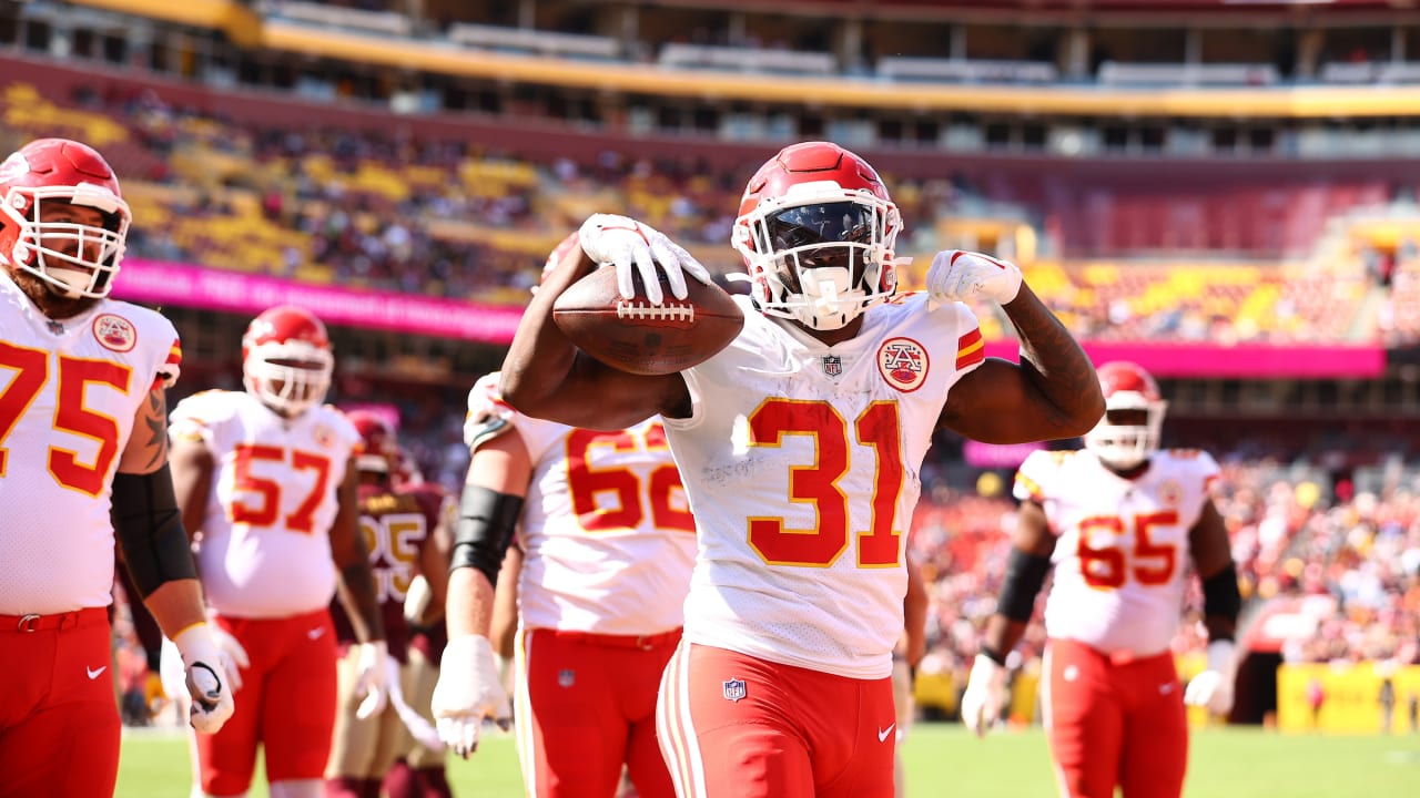 Chiefs Defeat Washington, 31-13, Behind Strong Second Half