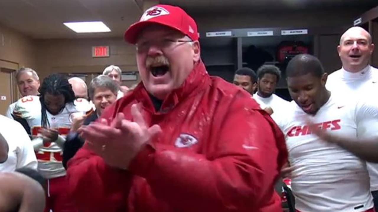 Postgame Locker Room Victory Celebration