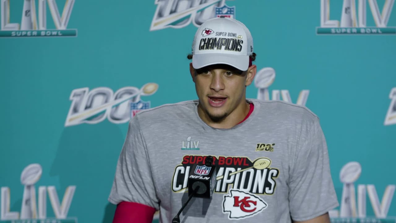 Patrick Mahomes: "It truly is historic to be here and to win this game"