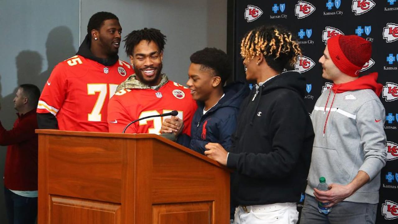 Charcandrick West and Cameron Erving Share Lessons on Life with Youth ...