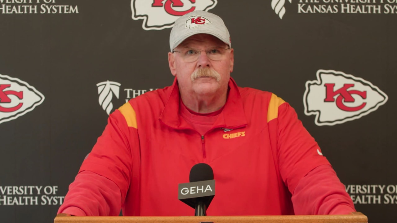 Andy Reid: "I anticipate a live crew in the stands." | Press Conference ...