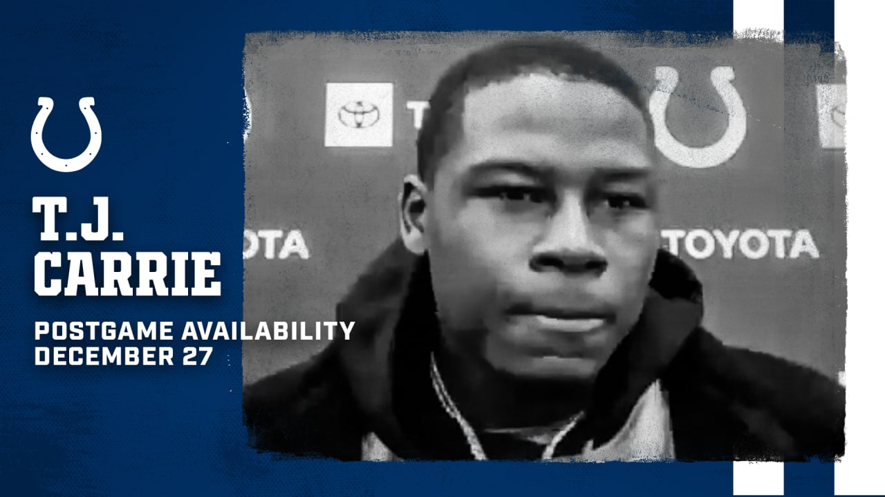 Colts DB T.J. Carrie on Steelers offensive in second half