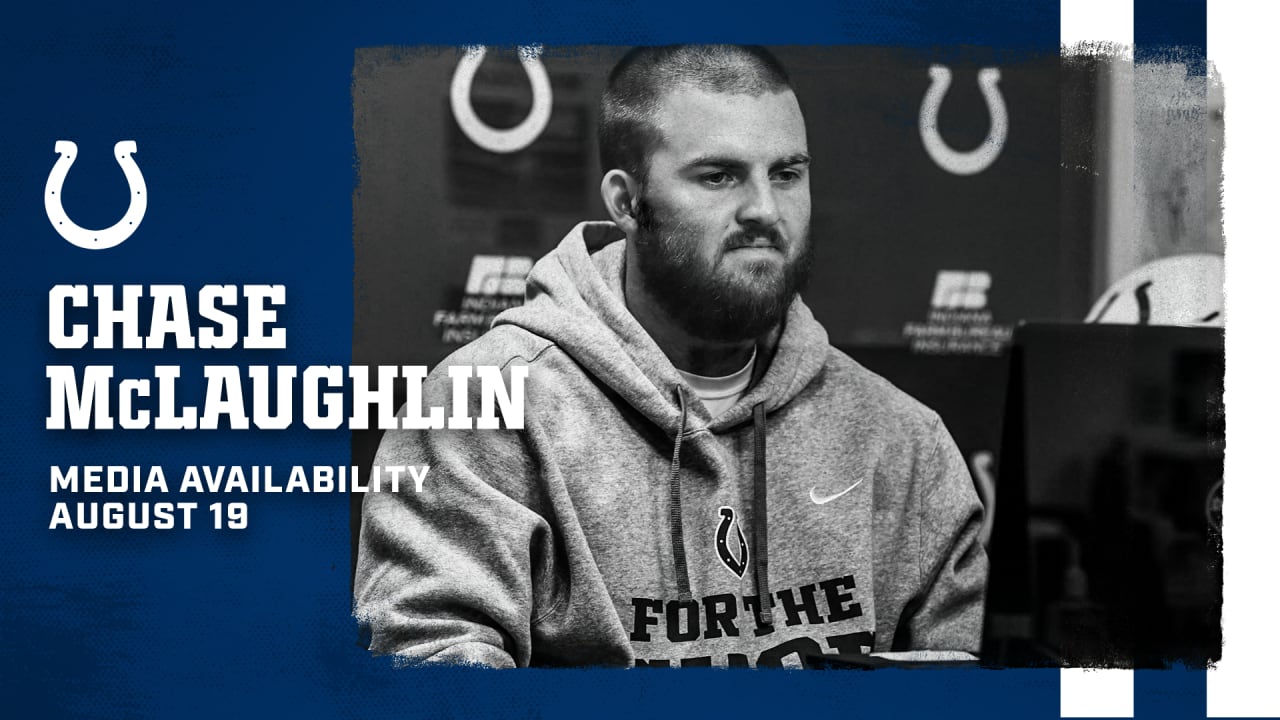 Colts K Chase McLaughlin describes manufactured pressure in training camp