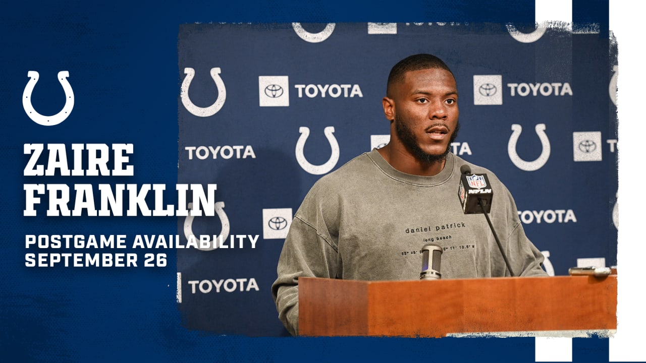 Colts at Titans Postgame: Zaire Franklin