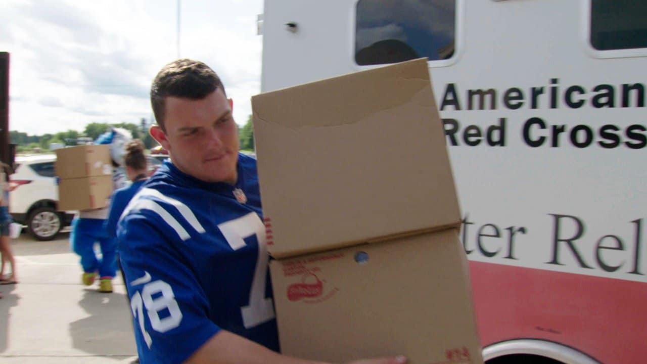Colts Help Provide Relief To Tornado Victims