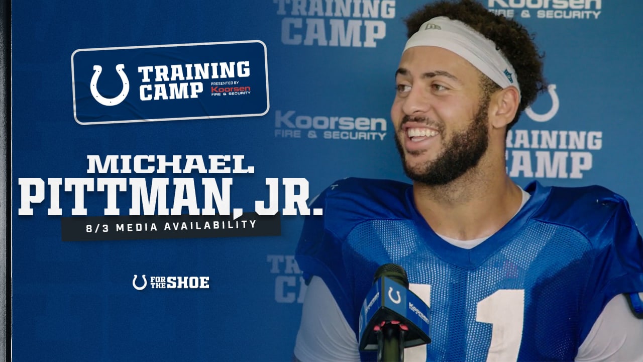 Michael Pittman, Jr.: Training camp media availability, August 3