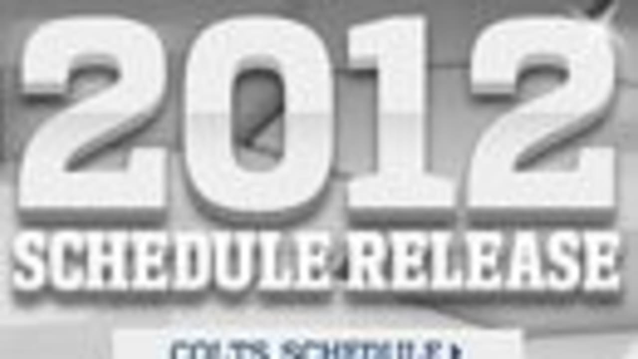 2012 SCHEDULE UNVEILED