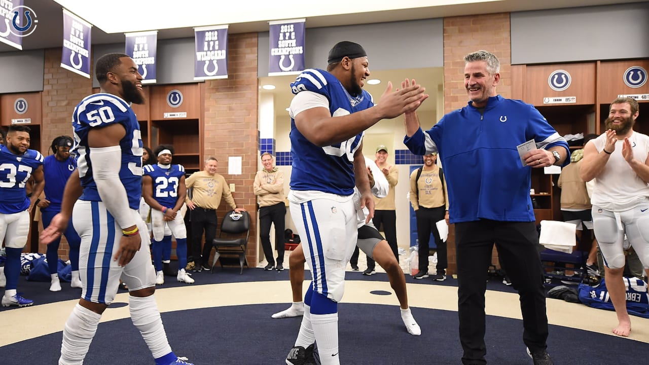Locker Room Celebration: Colts vs. Jaguars