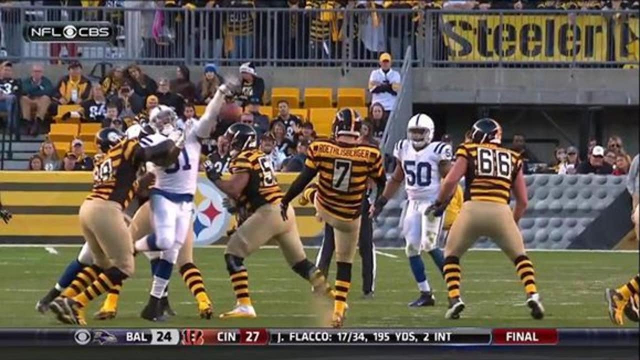 Indianapolis Colts block and recover punt by Pittsburgh Steelers ...