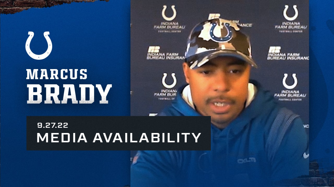 OC Marcus Brady: Colts vs. Titans, Week 4 OC Marcus Brady: Colts vs. Titans, Week 4