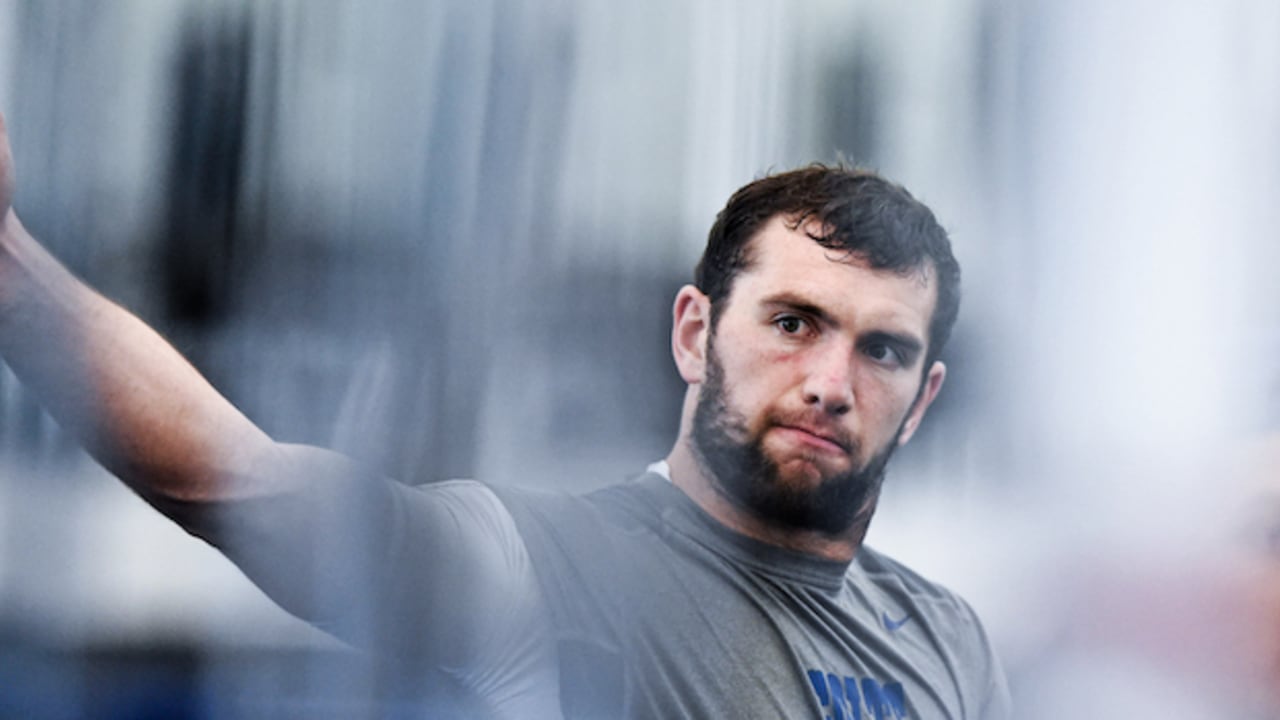 Andrew Luck Has Introduced Smaller Footballs Into Throwing Workouts