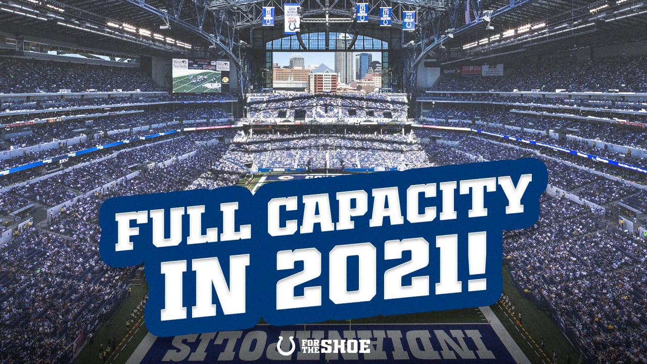 Colts have been approved to host full capacity games at Lucas Oil ...