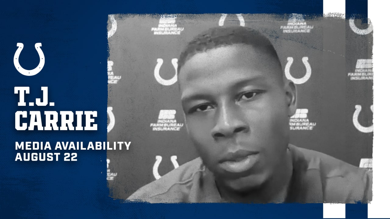 Colts DB T.J. Carrie describes his ability to play inside and outside ...