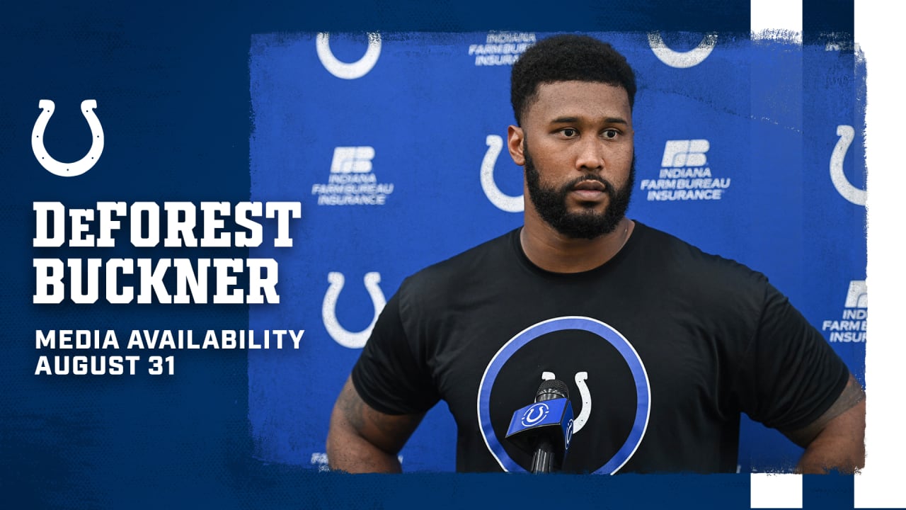 Media Availability: DeForest Buckner, August 31