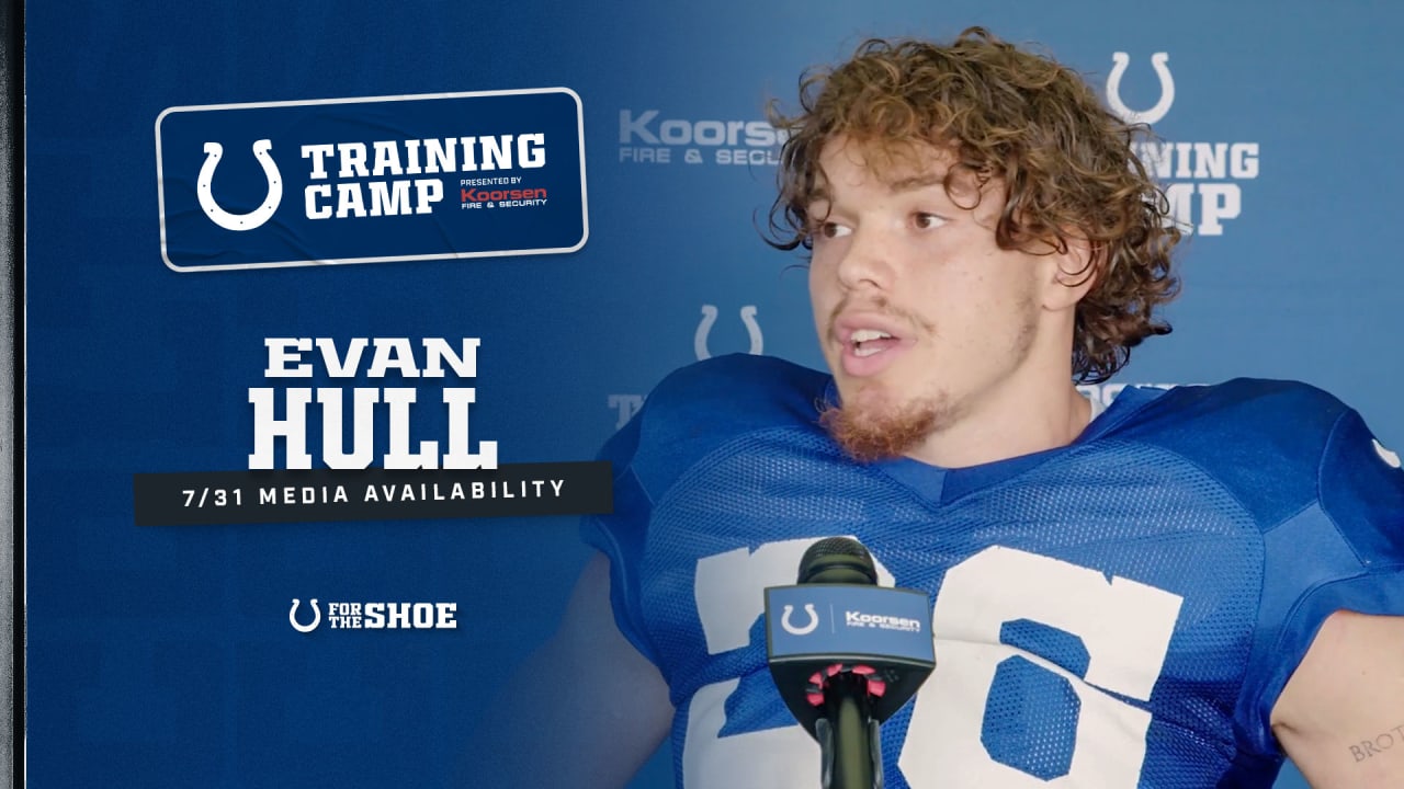 Evan Hull: Training camp media availability, July 31