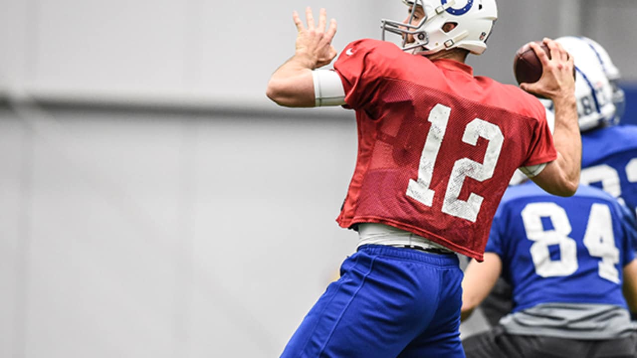 Andrew Luck Returns To Practice