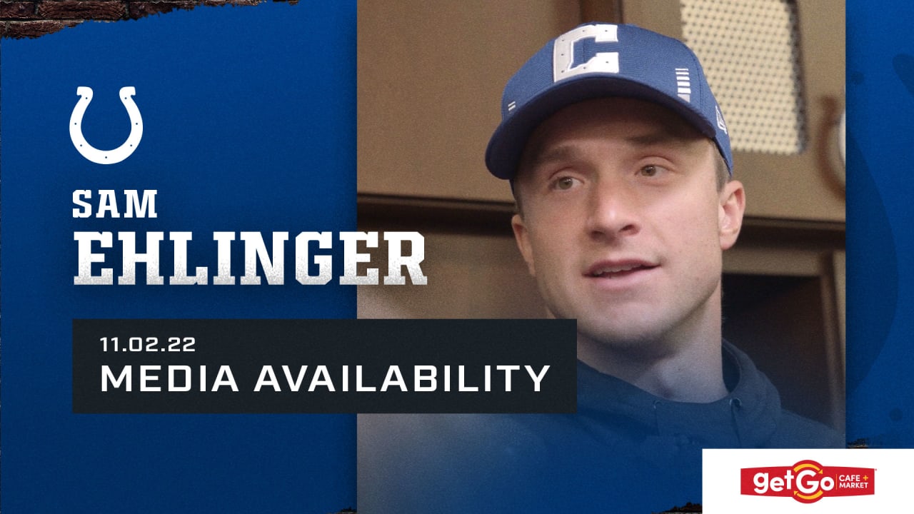 Sam Ehlinger: Colts at Patriots, Week 9