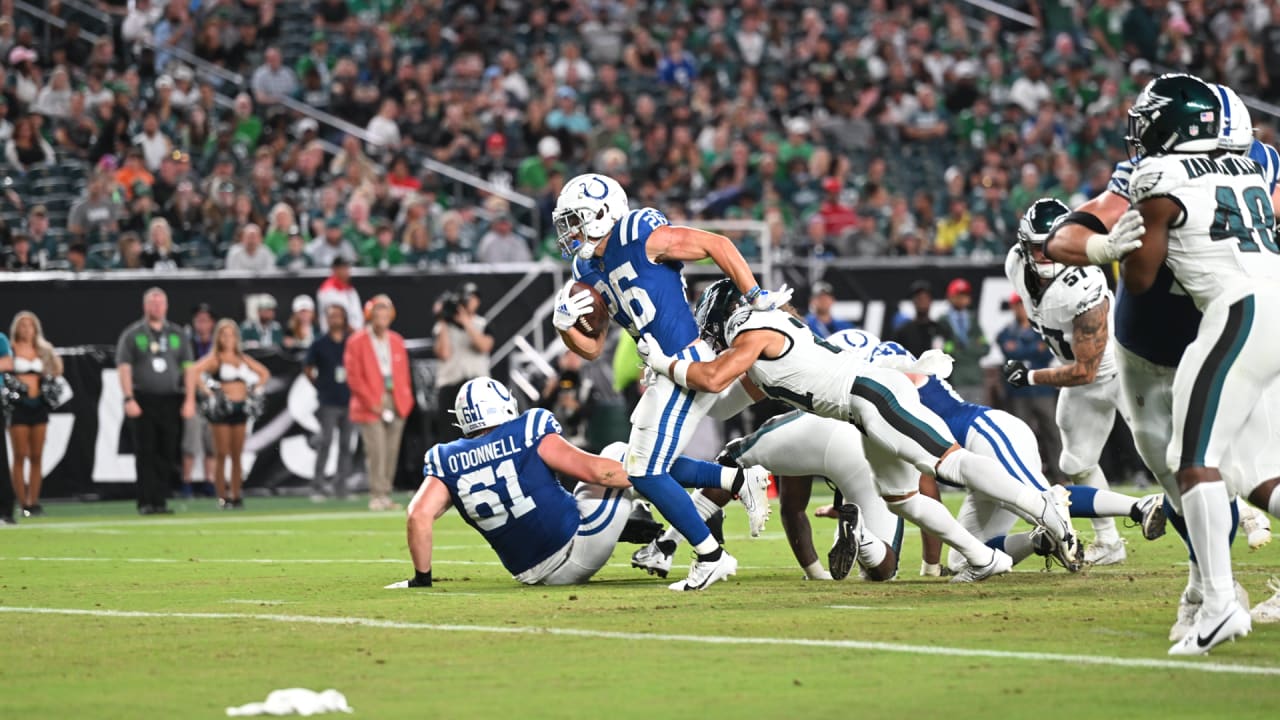 Rookie Evan Hull finds the end zone in the Colts' preseason finale