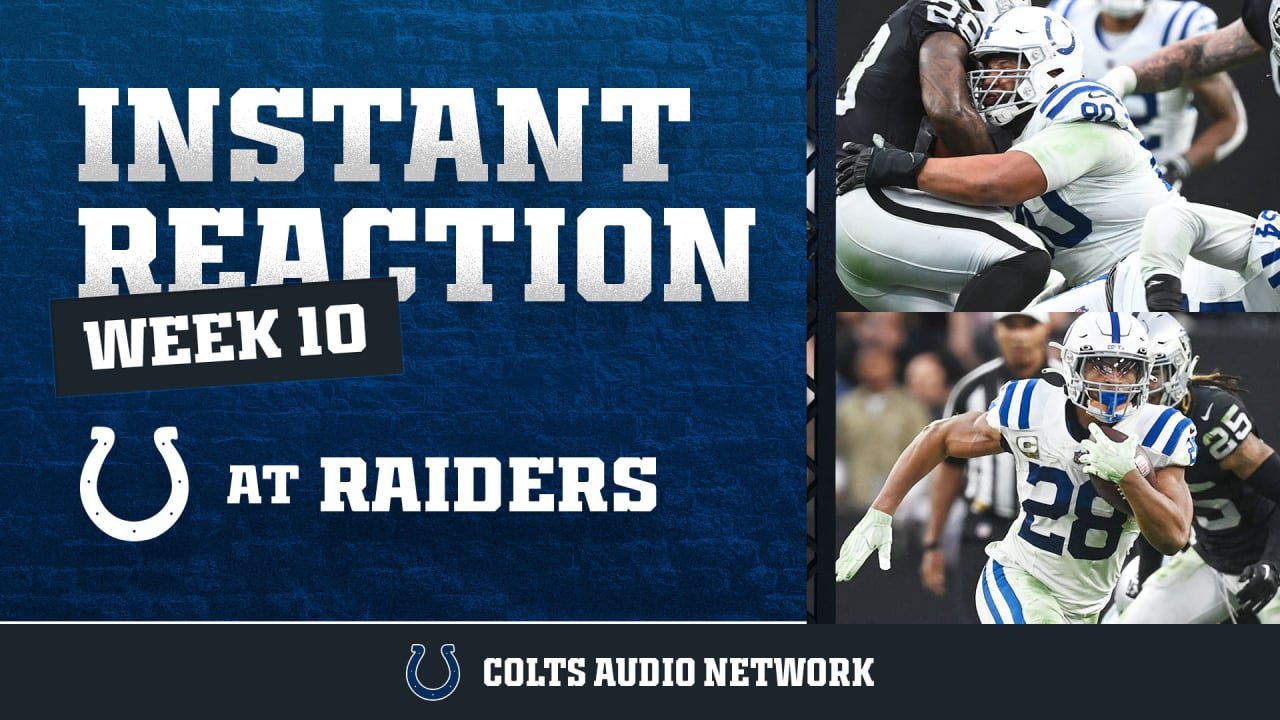 Instant Reaction: Colts at Raiders, Week 10