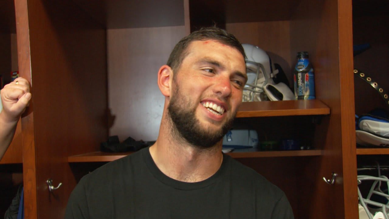 Andrew Luck Preparing For the Bills