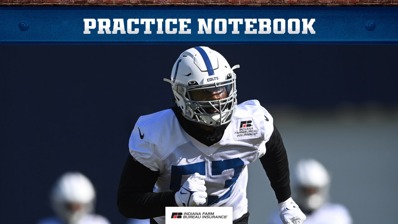 Practice Notebook: Shaquille Leonard Feeling 'Better And Better,' Hopes For Week 8 Return For ...