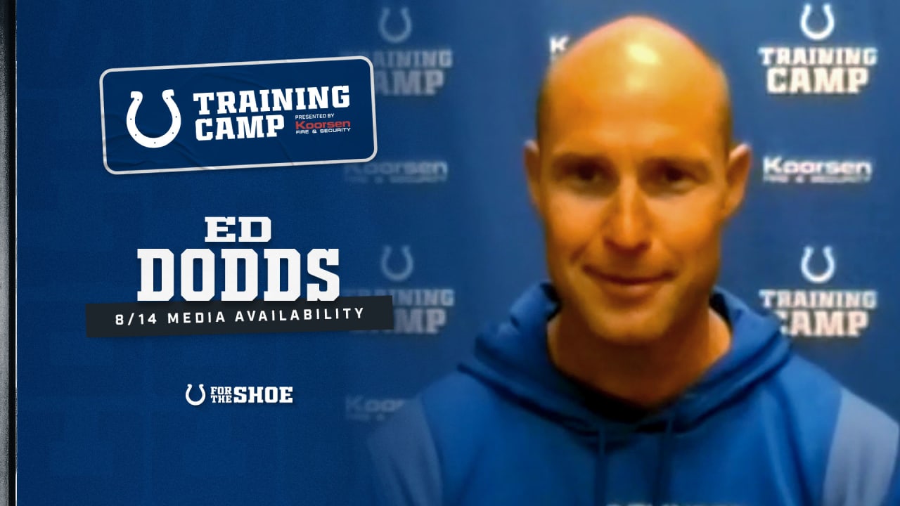 Ed Dodds: Training camp media availability, August 14