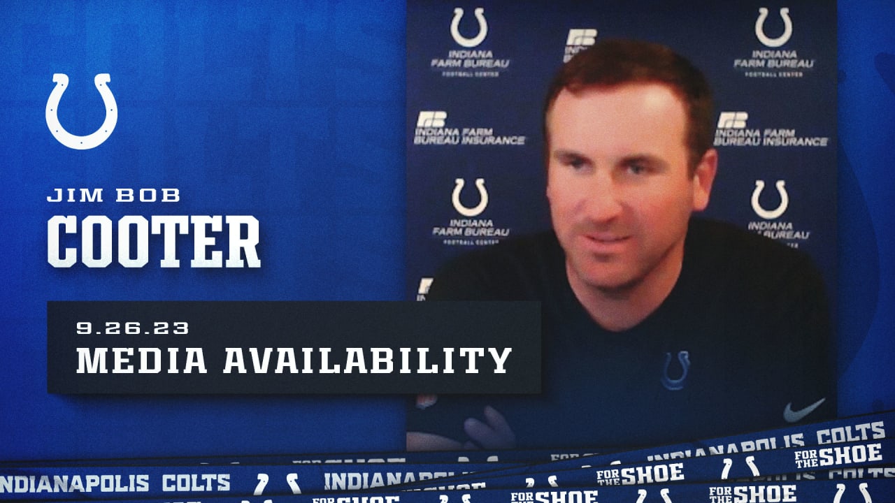 OC Jim Bob Cooter: Colts vs. Rams, Week 4