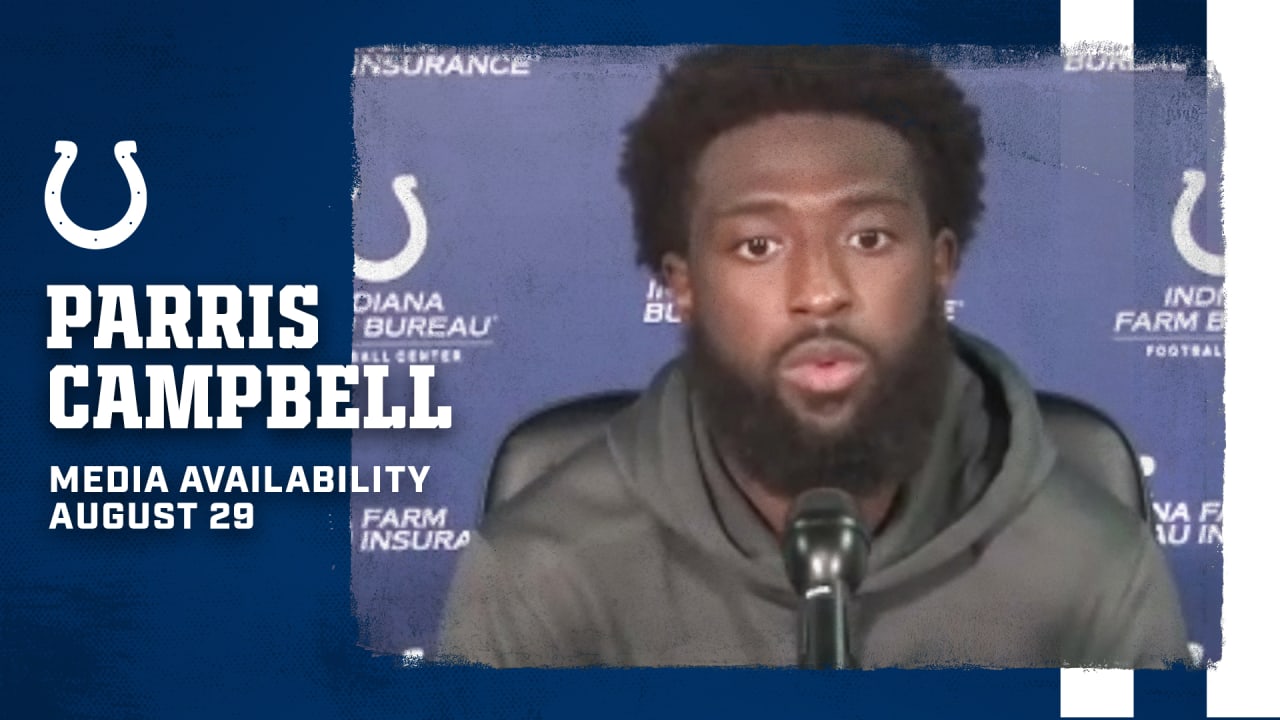 Media Availability: Parris Campbell, August 29
