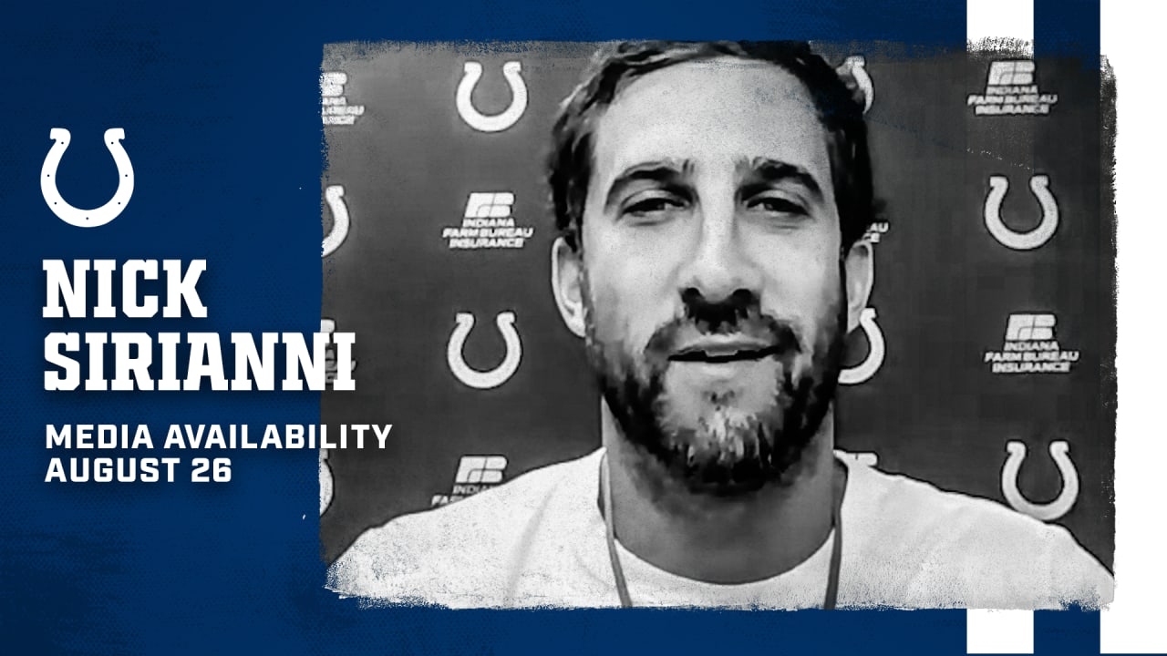 Colts OC Nick Sirianni On Philip Rivers throwing motion, Trey Burton's ...