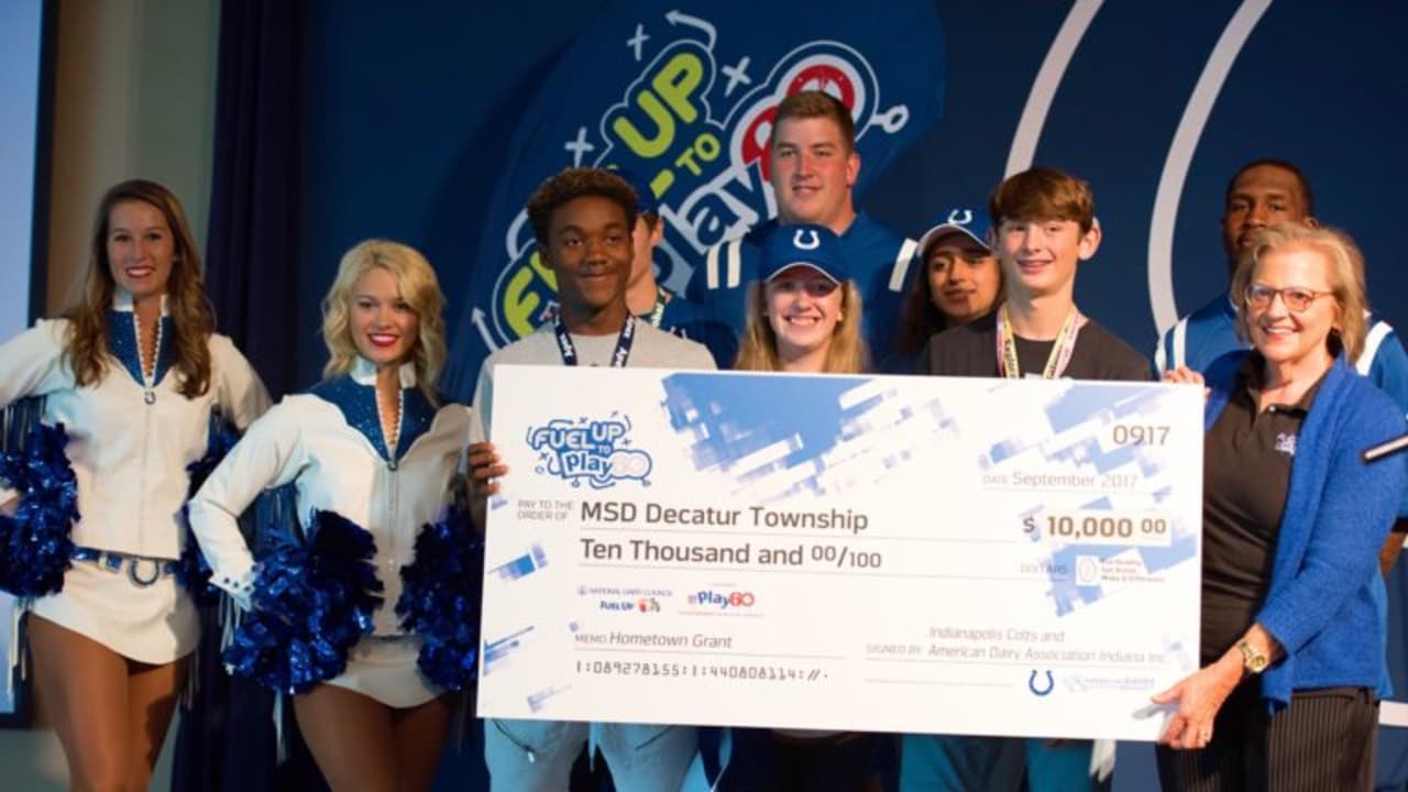 Colts And Indiana Dairy Award Fuel Up To Play 60 Grant to Decatur ...