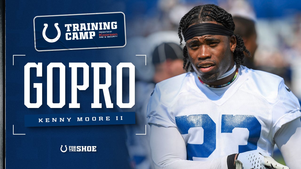 Kenny Moore GoPro: 2023 Colts Training Camp