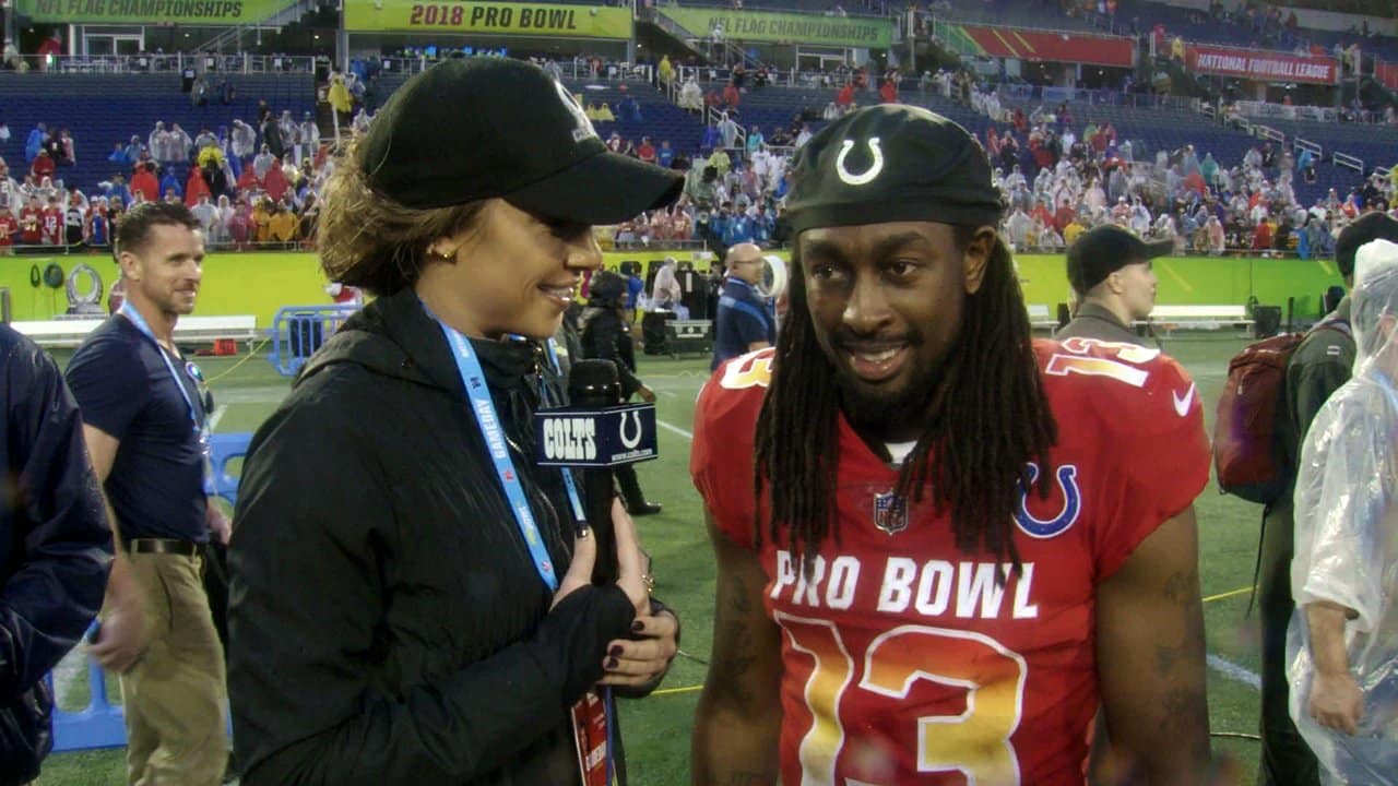 AFC wins! Post Game Interview with T.Y. Hilton