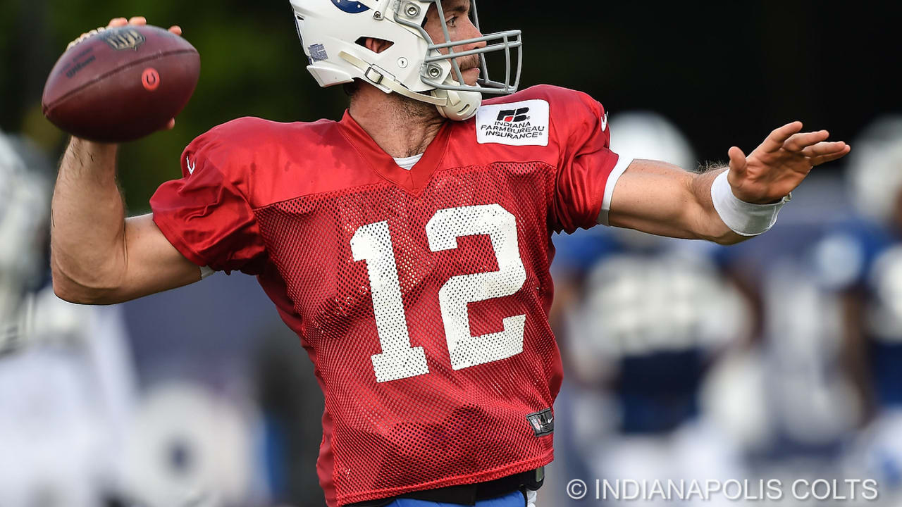 Andrew Luck Lights It Up In Final Night Practice