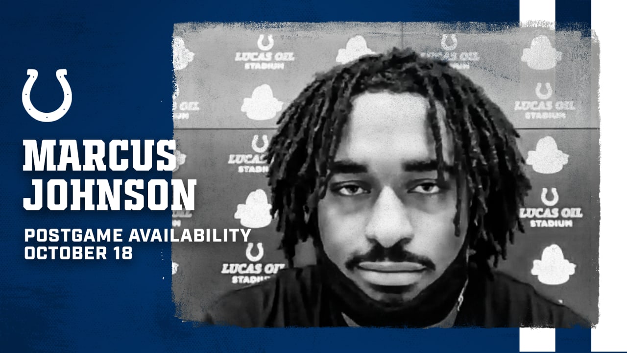 Colts WR Marcus Johnson on stepping up in Week 6