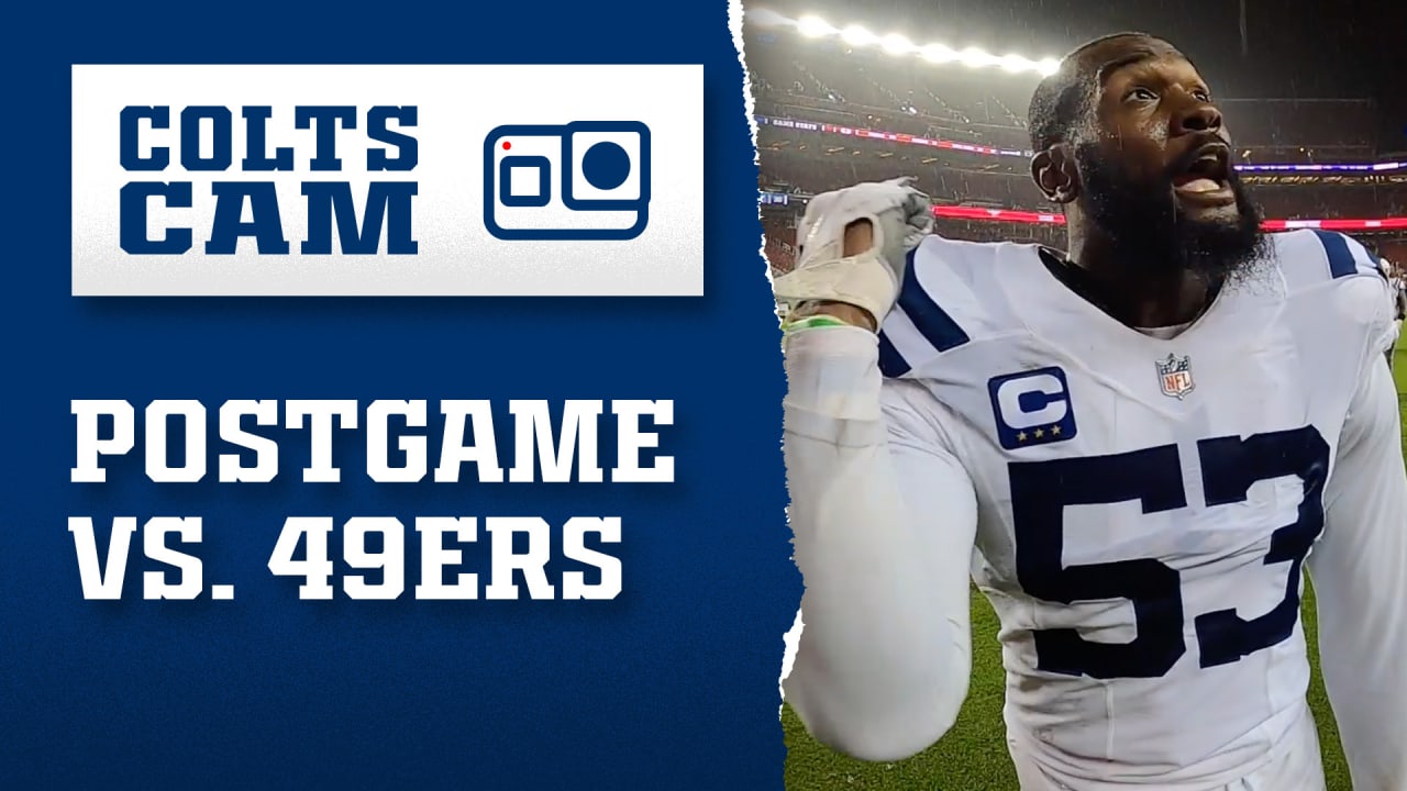 Colts Cam: Postgame Vs. 49ers