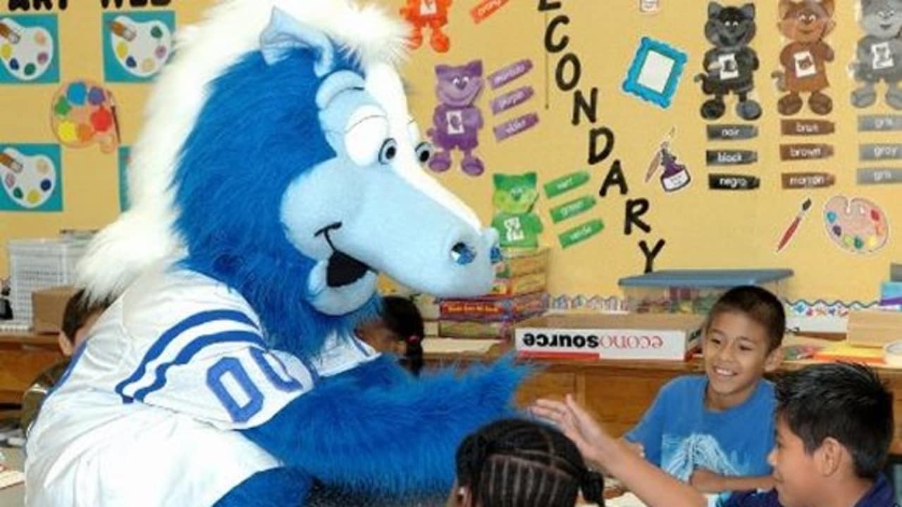 Colts Mascot 'Blue' To Debut 'Blue-U' Video Series For Students, Teachers