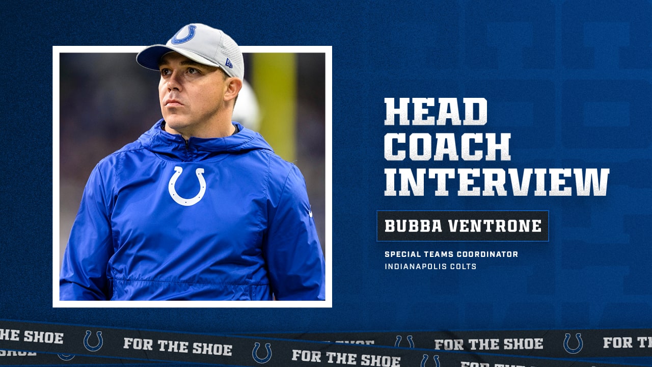 Colts Interview Special Teams Coordinator Bubba Ventrone For Head Coach ...