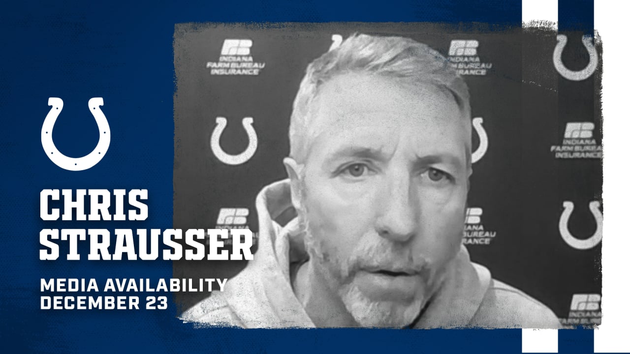 Colts OL Coach Chris Strausser on the success of the run game