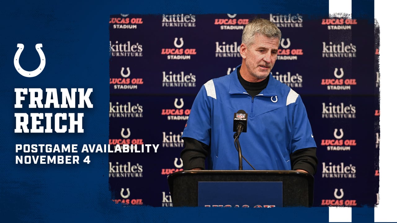 Colts vs. Jets Postgame: Frank Reich