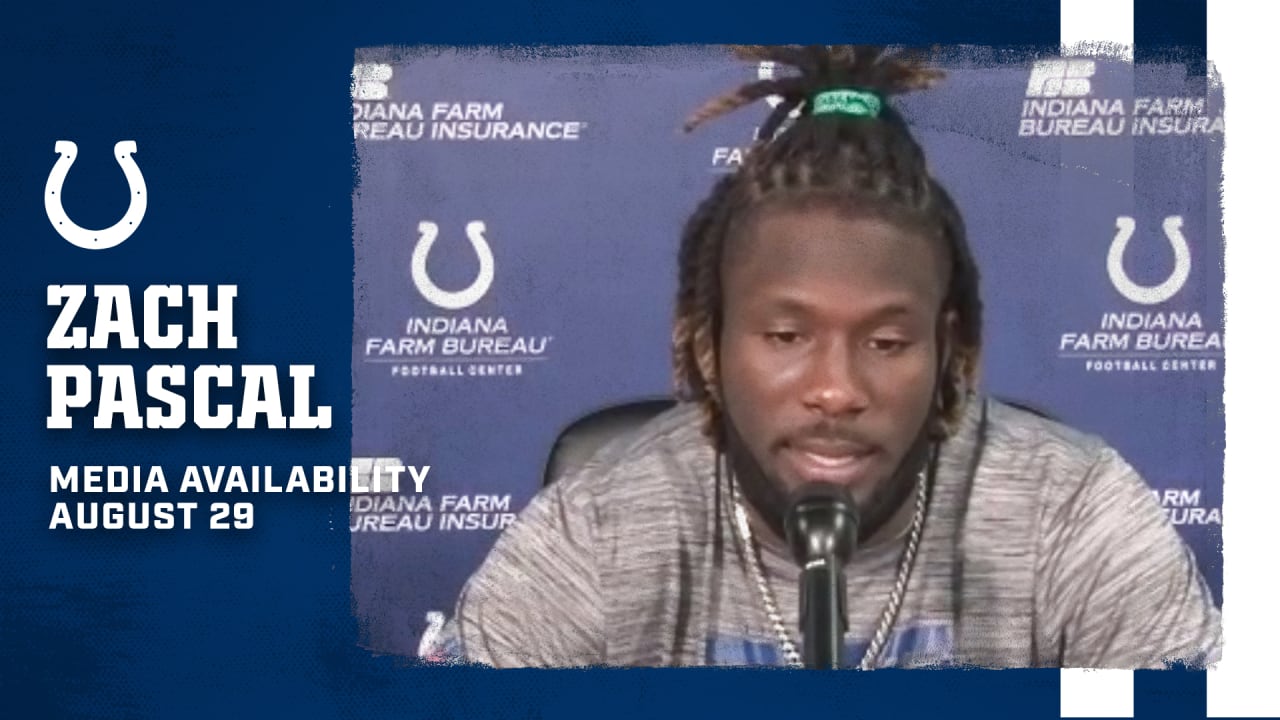 Media Availability: Zach Pascal, August 29