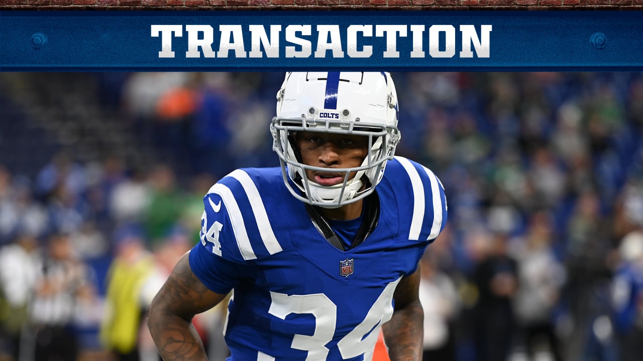 Colts Place CB Isaiah Rodgers Sr. On Injured Reserve, Sign CB Darrell ...