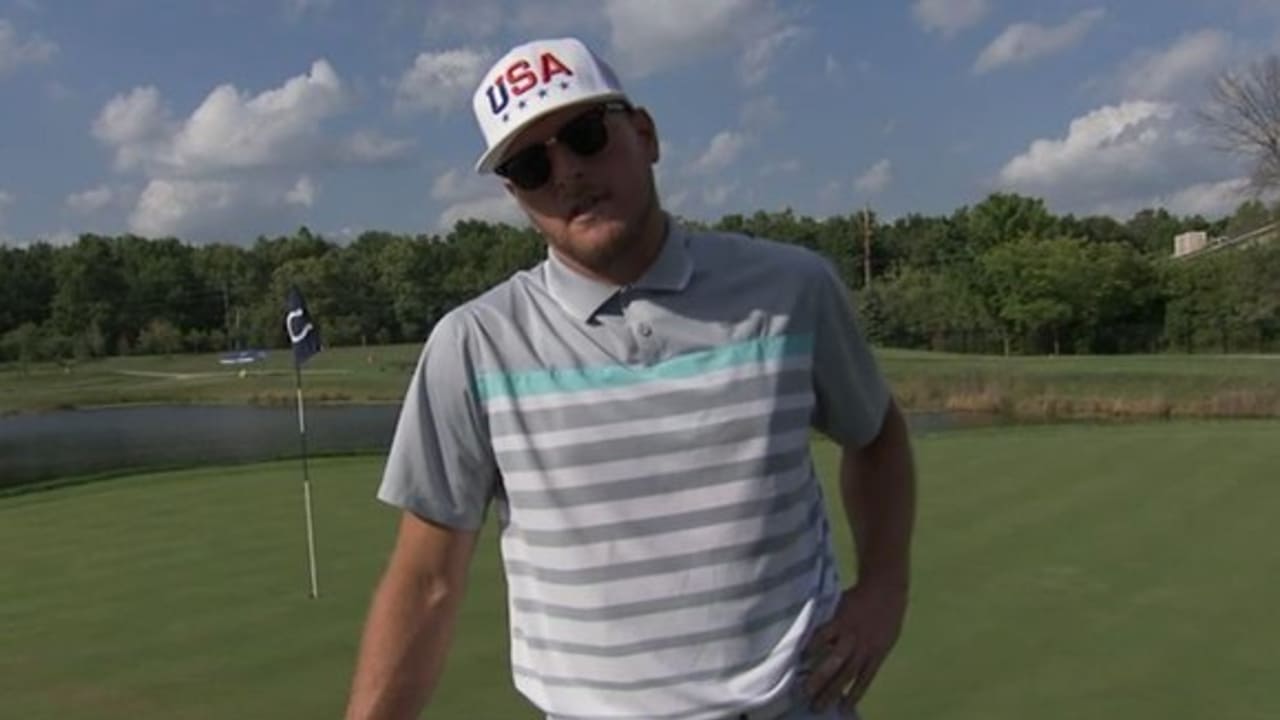 Tag along with Pat McAfee at the Colts 3-Hole Golf Tournament