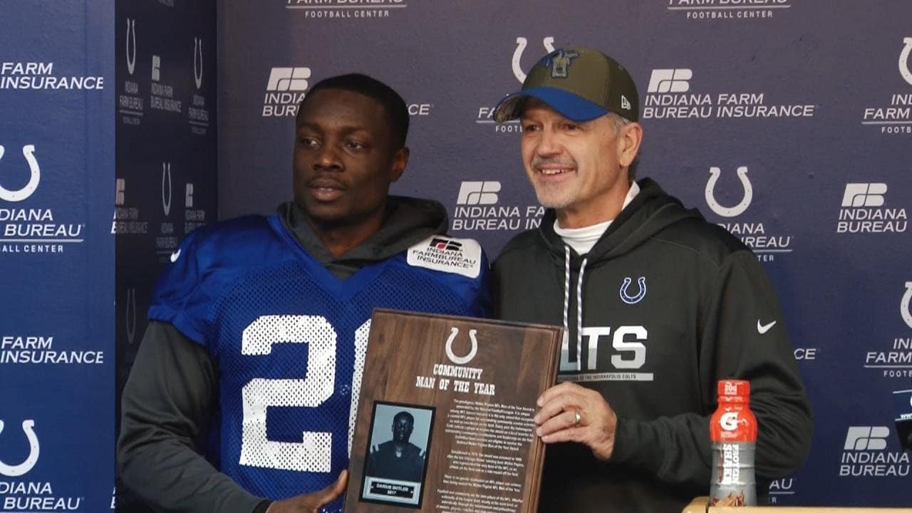 Colts Nominate Darius Butler for the Walter Payton Man of the Year Award