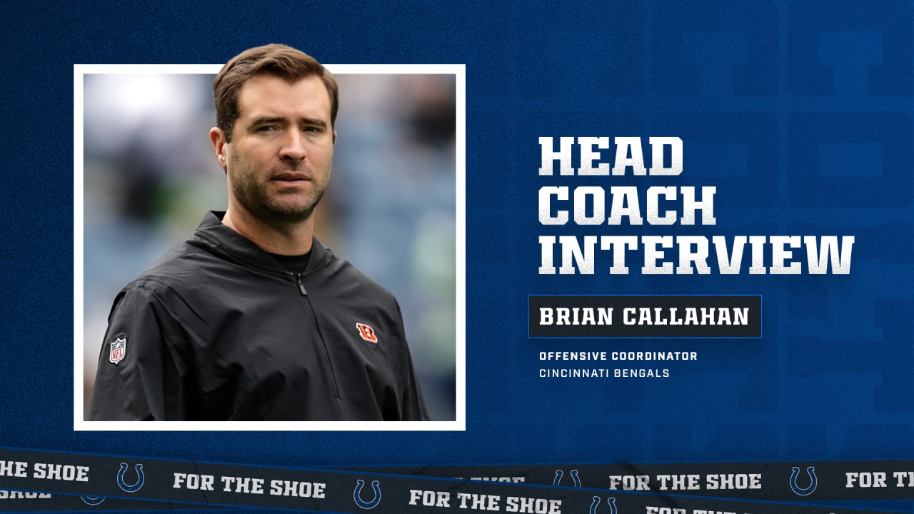 Colts Interview Cincinnati Bengals Offensive Coordinator Brian Callahan ...