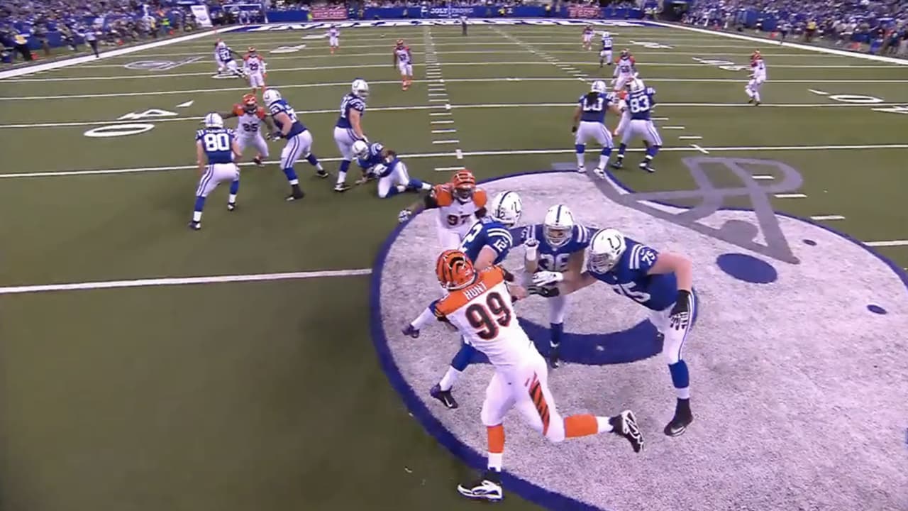 HIGHLIGHT: Margus Hunt Sacks Andrew Luck (2014)