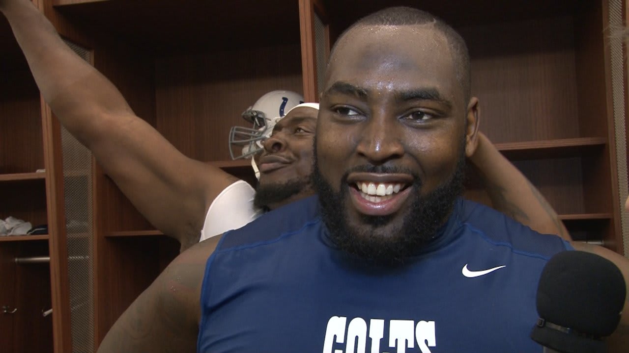 Colts DL Art Jones on his win & brother's UFC win