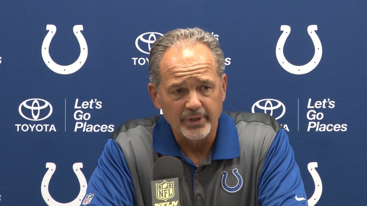 Colts HC Chuck Pagano Postgame Interview vs. Rams