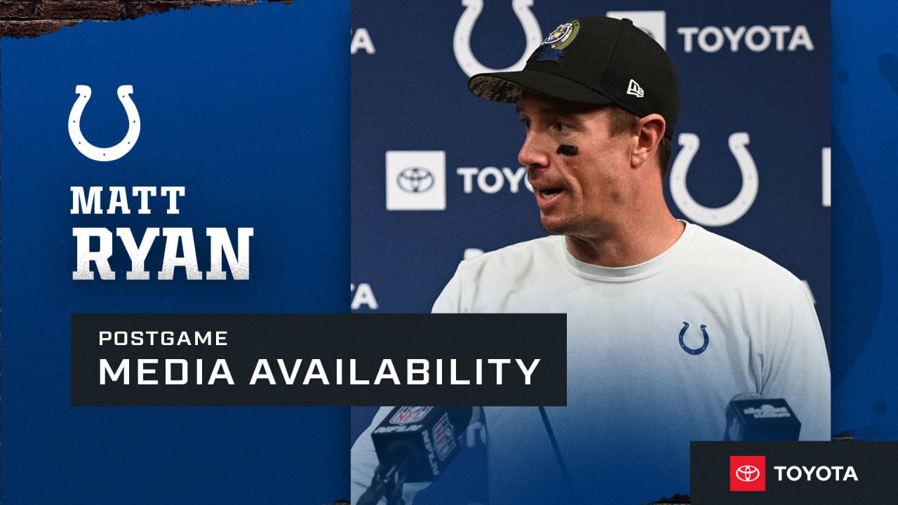 Matt Ryan: Colts at Raiders Postgame