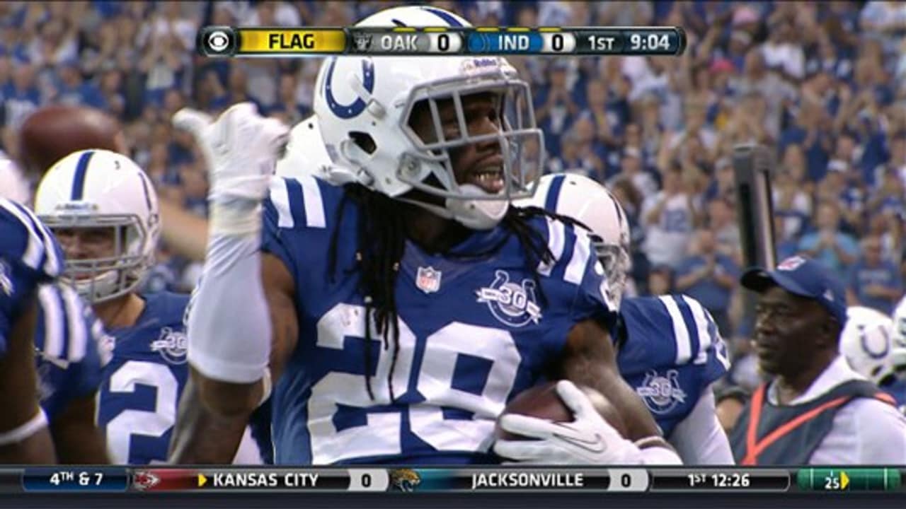 Indianapolis Colts DB Greg Toler INT
